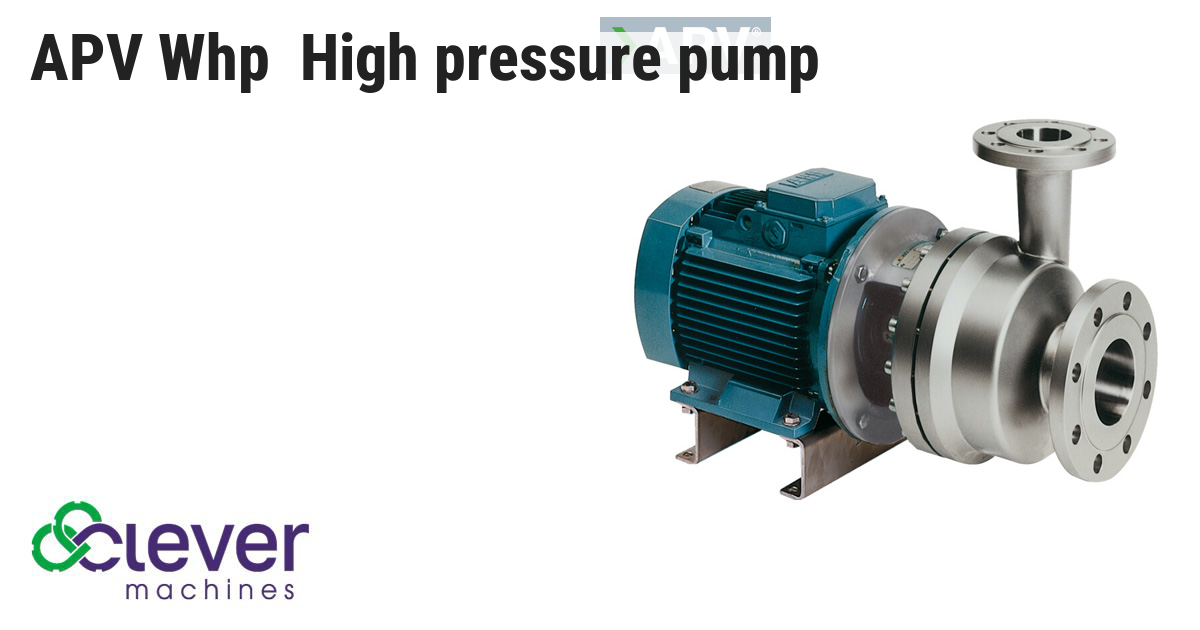 Buy APV Whp+ single and multistage high-pressure centrifugal pumps